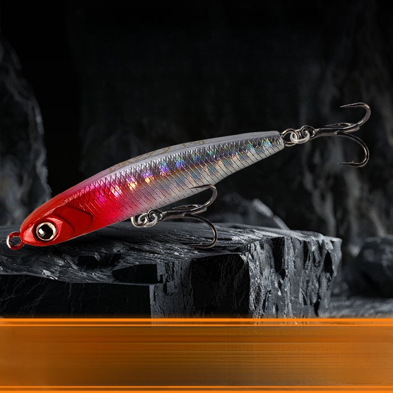 3PC Biqianwo Fishing Lures Small Silver Fish Submerged Pencil Luya Bait ...