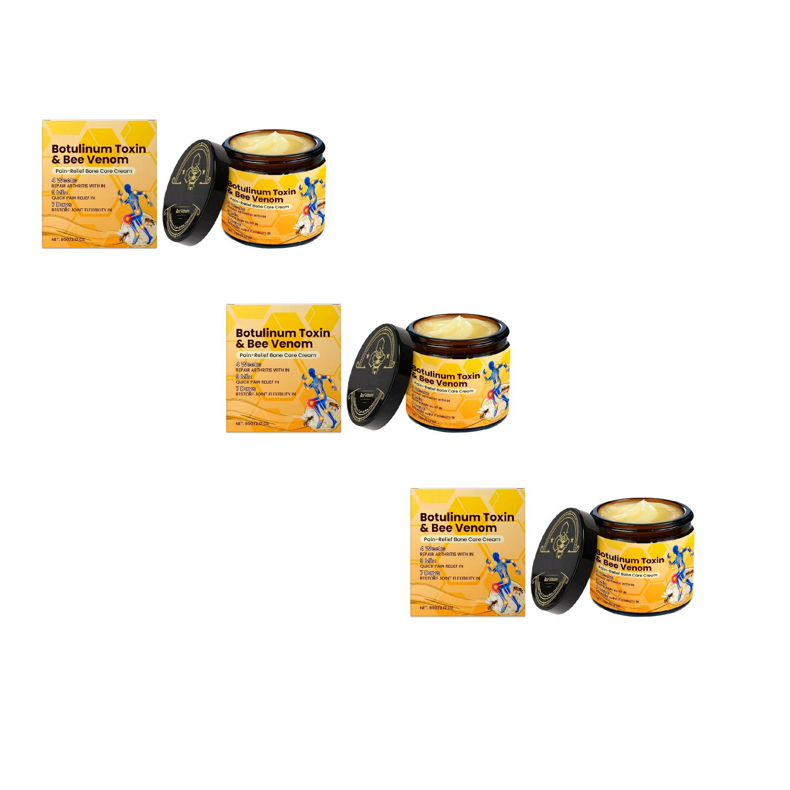 3PC_Botulinum_Toxin&_Bee_Venom Bone Cream,_Professional Joint & Bone ...