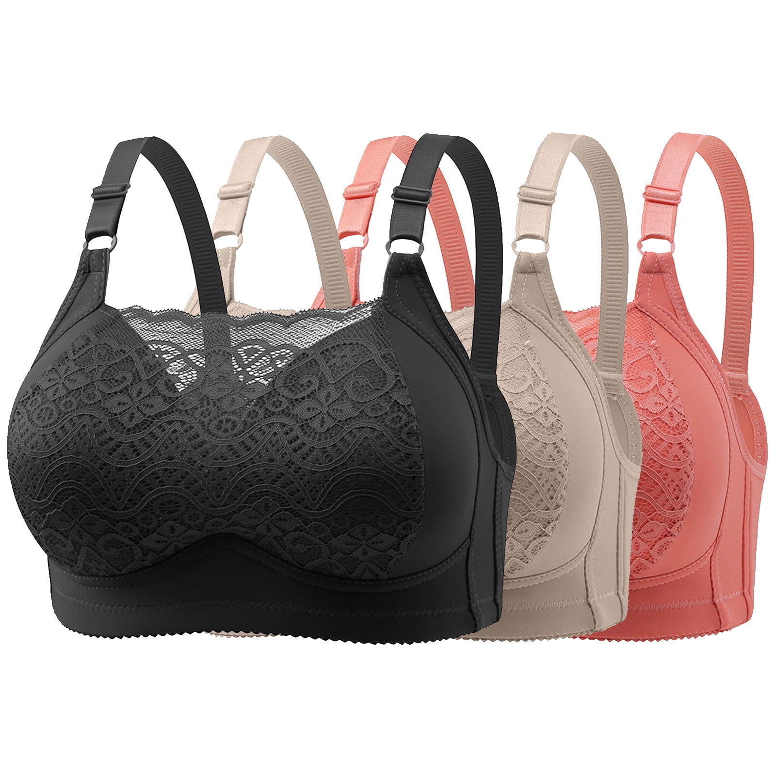 3PC Bras for Women Daily Womens Tops Dressy Casual Tunic Womens T ...