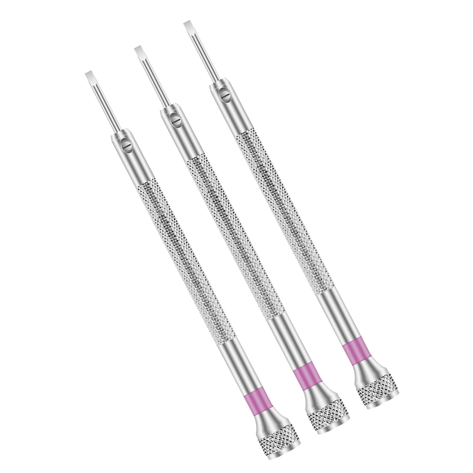 3PC Carbon Steel Watch Repair Screwdriver Slimmer Blade Heads Rotating ...
