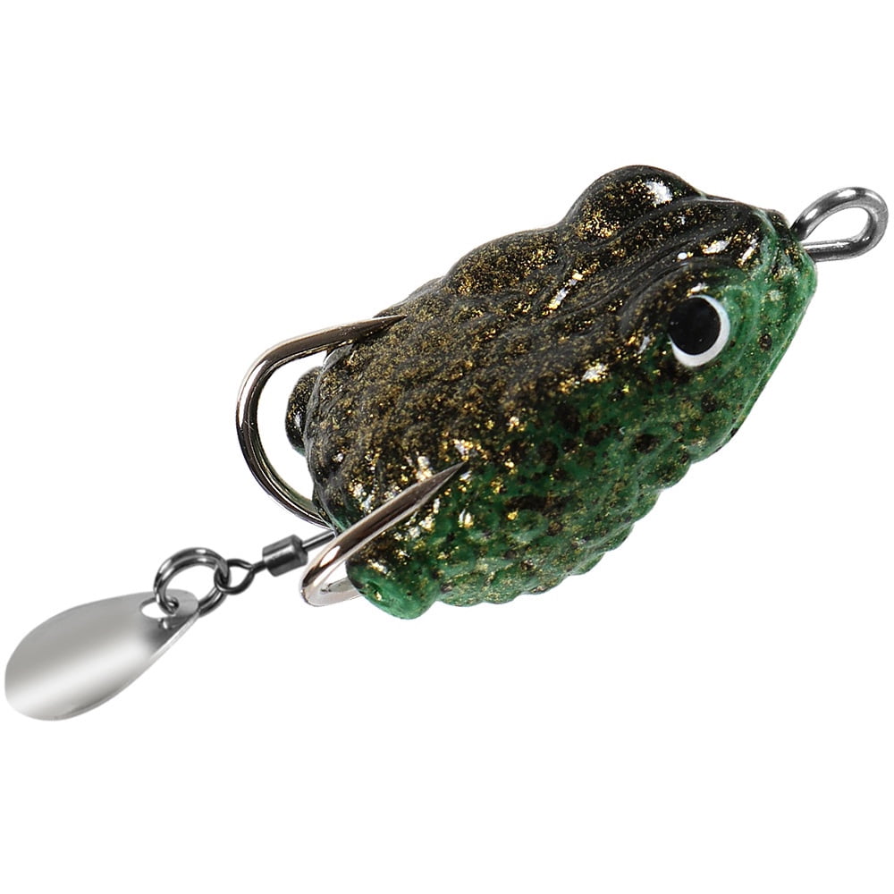 3PC Casting 2.5cm 3g Mini Double Fish Hooks Soft Fur Lure - Walmart.com