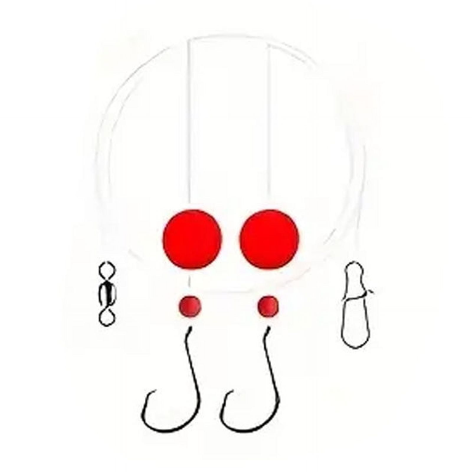3PC Catfish Fishing Rig Sea Fishing Round Float Fish Hook Rig with ...