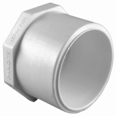 3PC Charlotte Pipe Schedule 40 1-1/2 in. Spigot T X 1-1/2 in. D Slip PVC Plug - Walmart.com