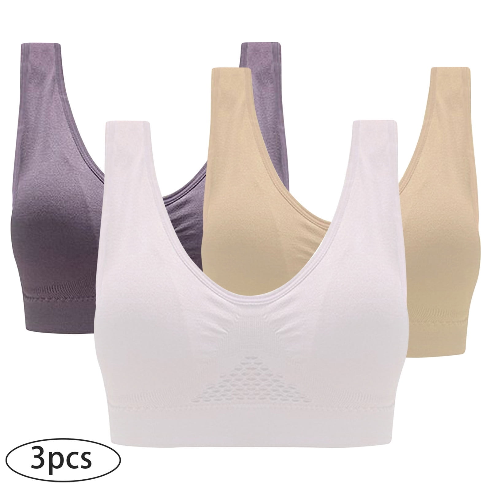 3PC Bras under $5! Yrmaups Women's Summer Sport Bras Oversized Yoga ...