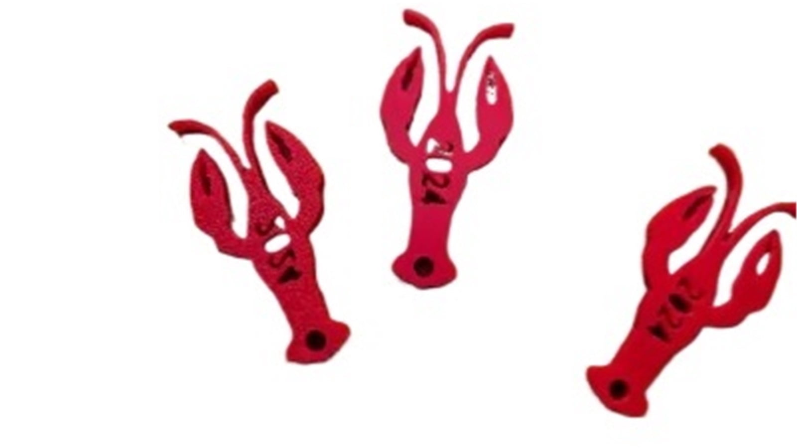 3PC Crayfish Feast Key Chain 3D Printed Ornament - Walmart.com