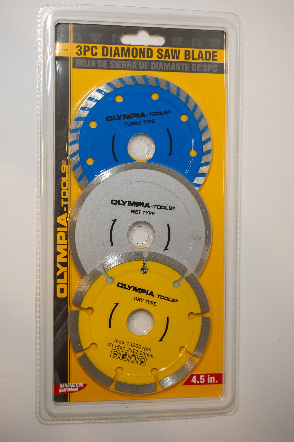 3PC Diamond Saw Blade Disks Set - Walmart.com