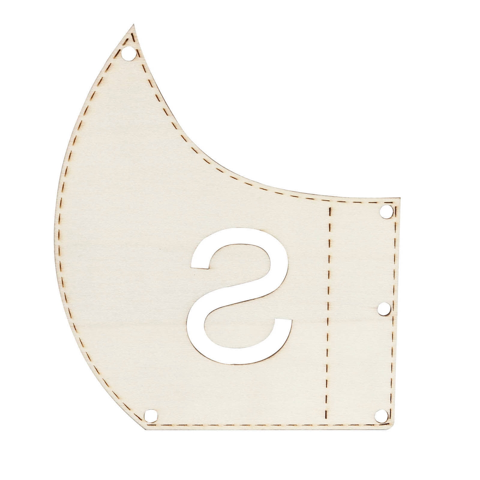 3PC Different Sizes Wooden Reusable Mask Templates Pattern For DIY ...