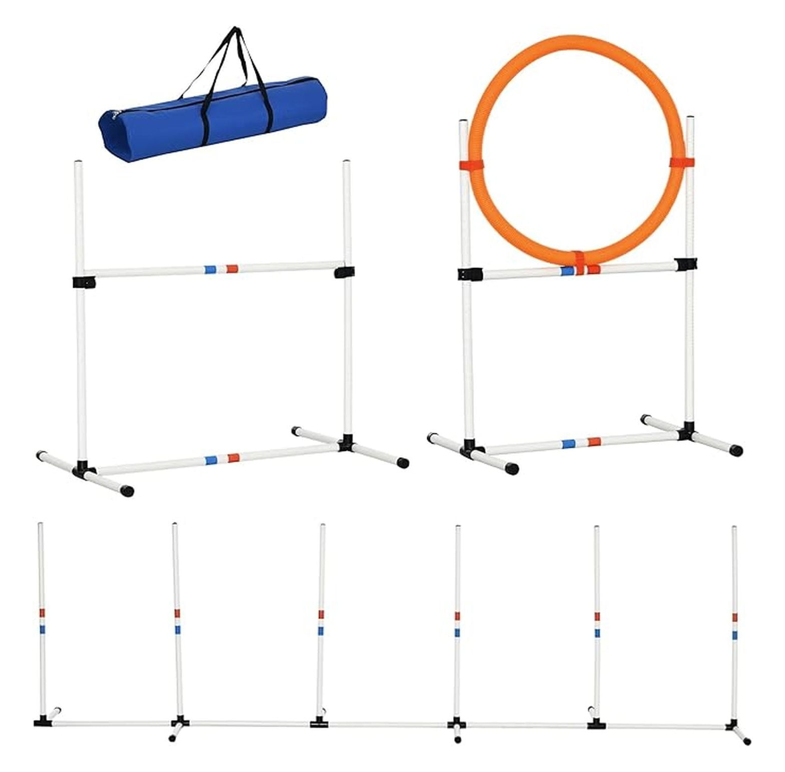 3PC Dog Agility Equipment Set, Obstacle Course Exercise for Dog Include ...