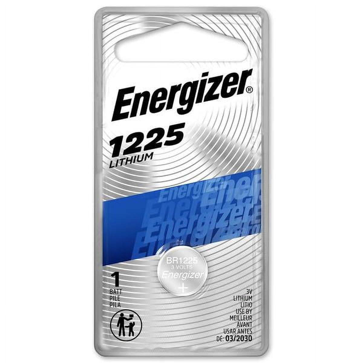 3PC Energizer Lithium 1225 3 V Battery 1 pk - Walmart.com