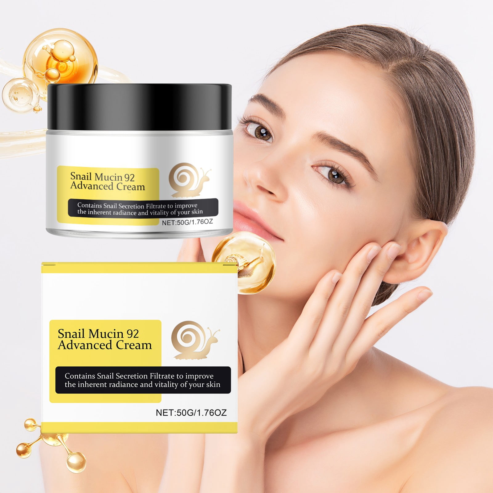 3PC Face Moisturizer for Women Moisturizer Face Cream,Mucin Anti ...