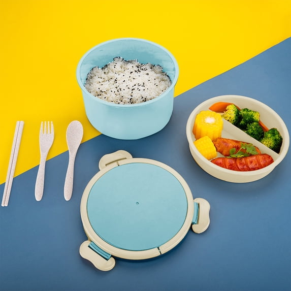 3PC First day of school gifts Lunchbox Student Lunchbox Leak-proof ...