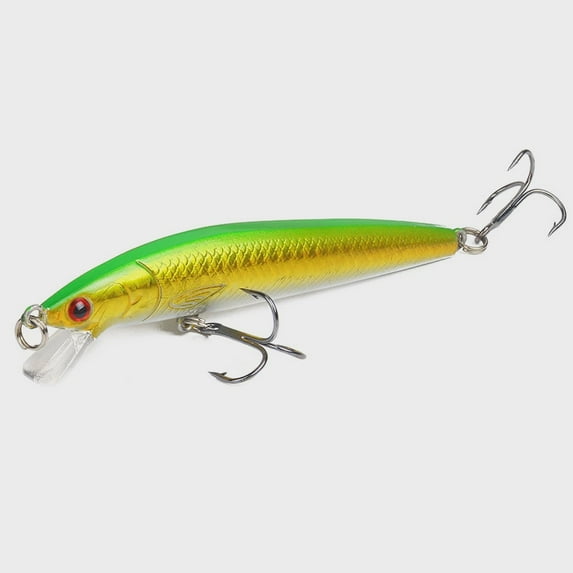 3PC Fishing Lures Sea Lake Floating Laser Minnow Sea Bass - Walmart.com