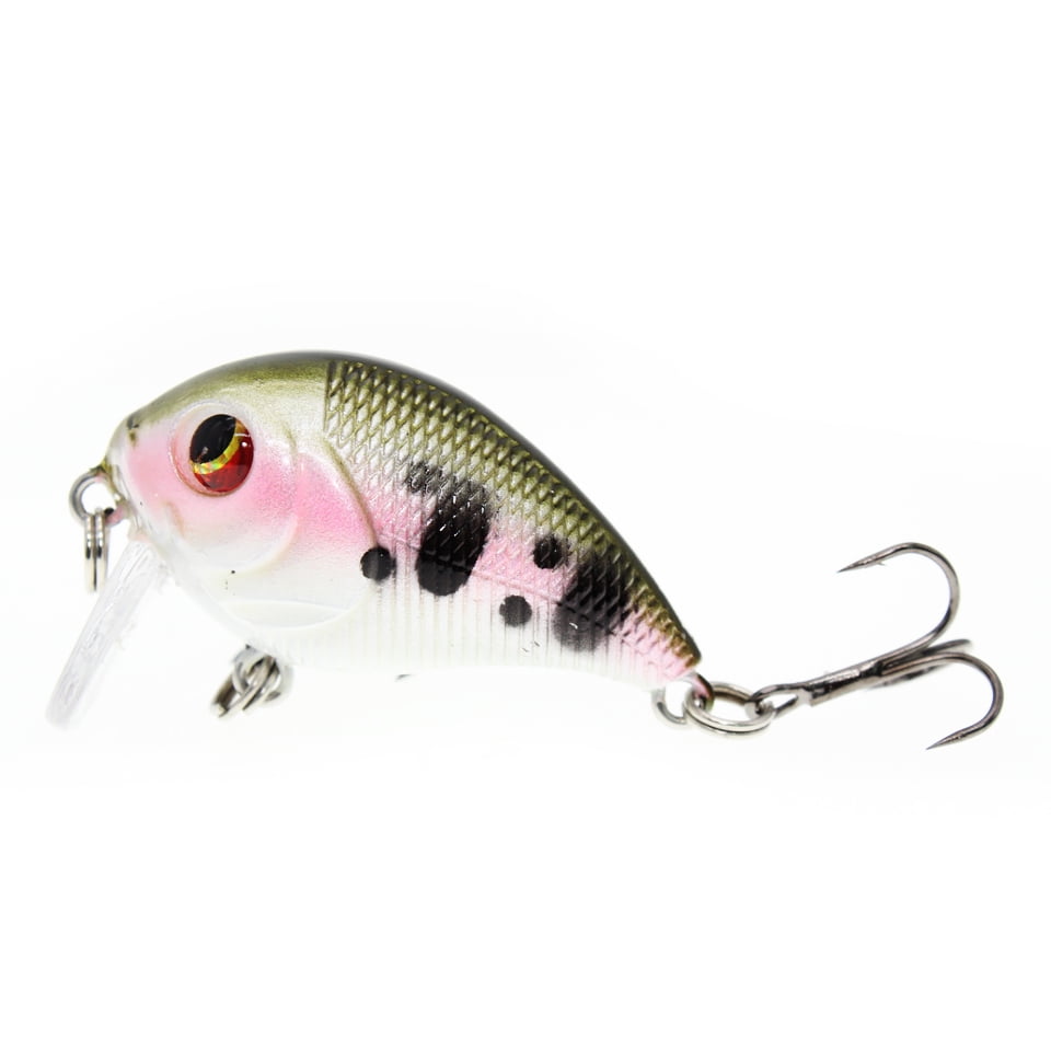 3PC Floating Bait 4.5CM 7G Fishing Hooks Wobbler Tackle Crankbait ...