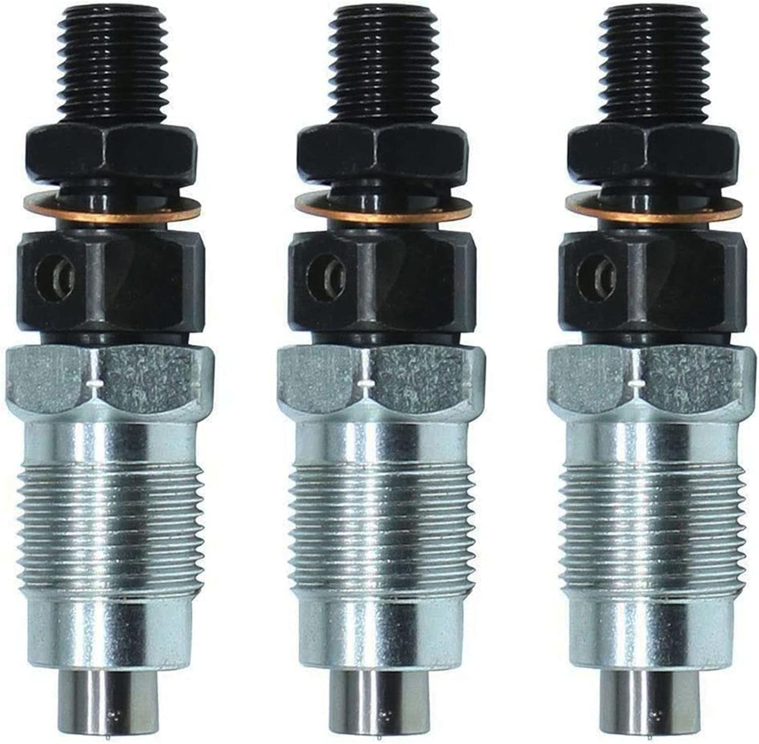 3PC Fuel Injector Compatible with Kubota Engine D1005 D1105 D1105-T ...