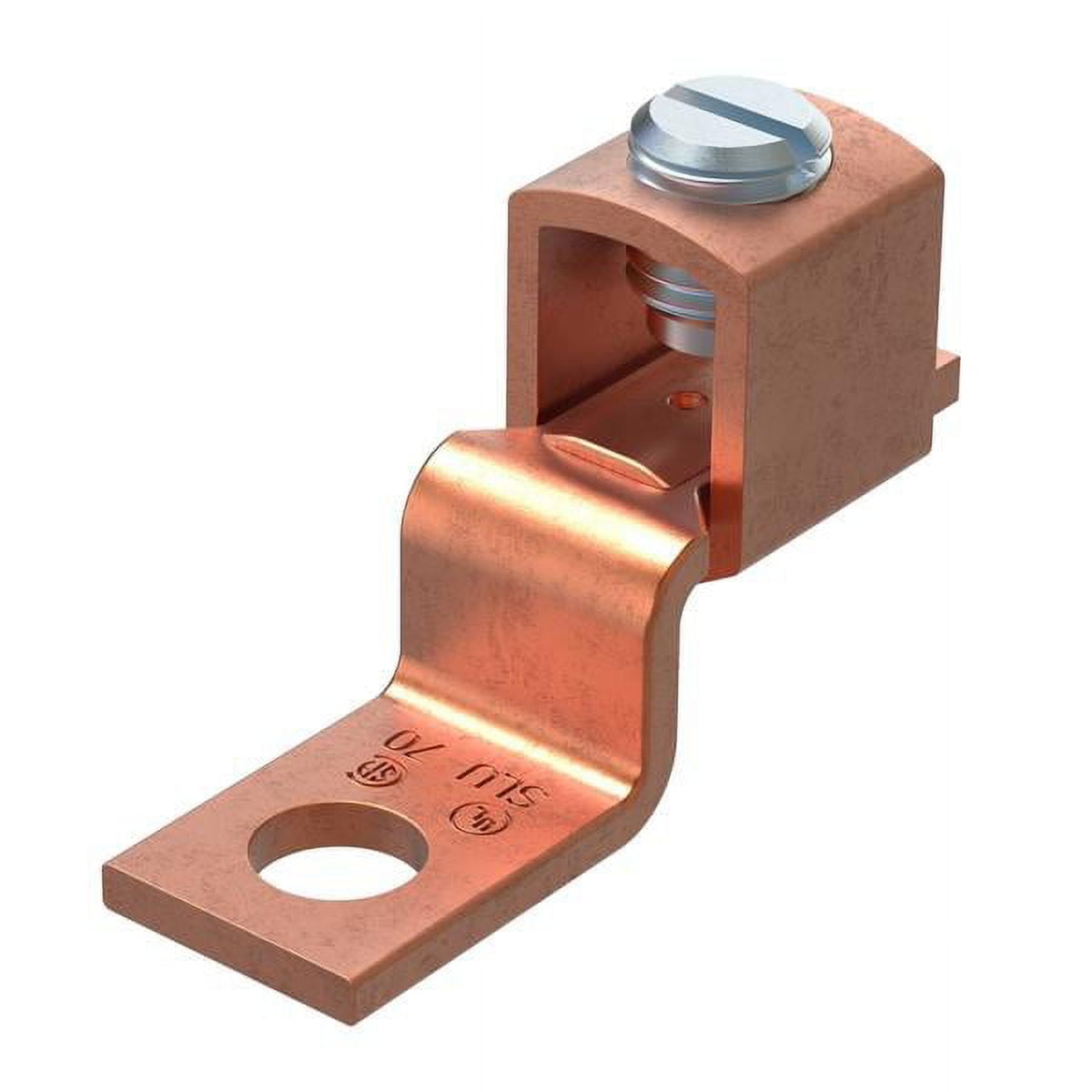 3 PC Gardner Bender 8-2 AWG Offset Terminal Lug Copper 2 pk - Walmart.com