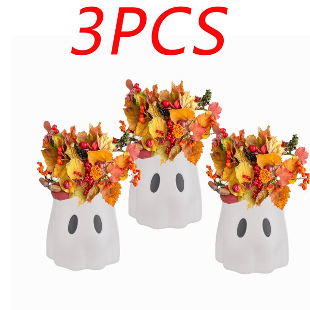 3PC Ghost Bucket Decor, Ghost Planter, 2025 New Cutest Ghost Bucket ...