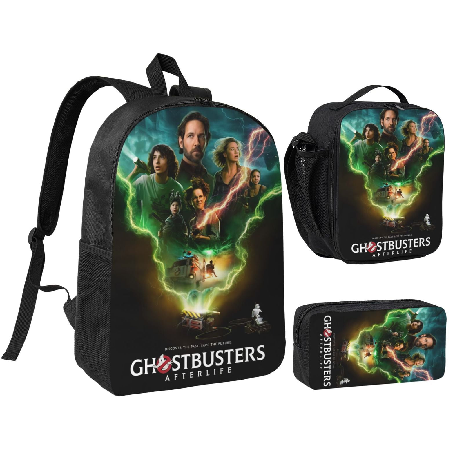 3PC Ghostbusterss Backpack Set,lunch bag,backpacks,case combination for men and women - Walmart.com