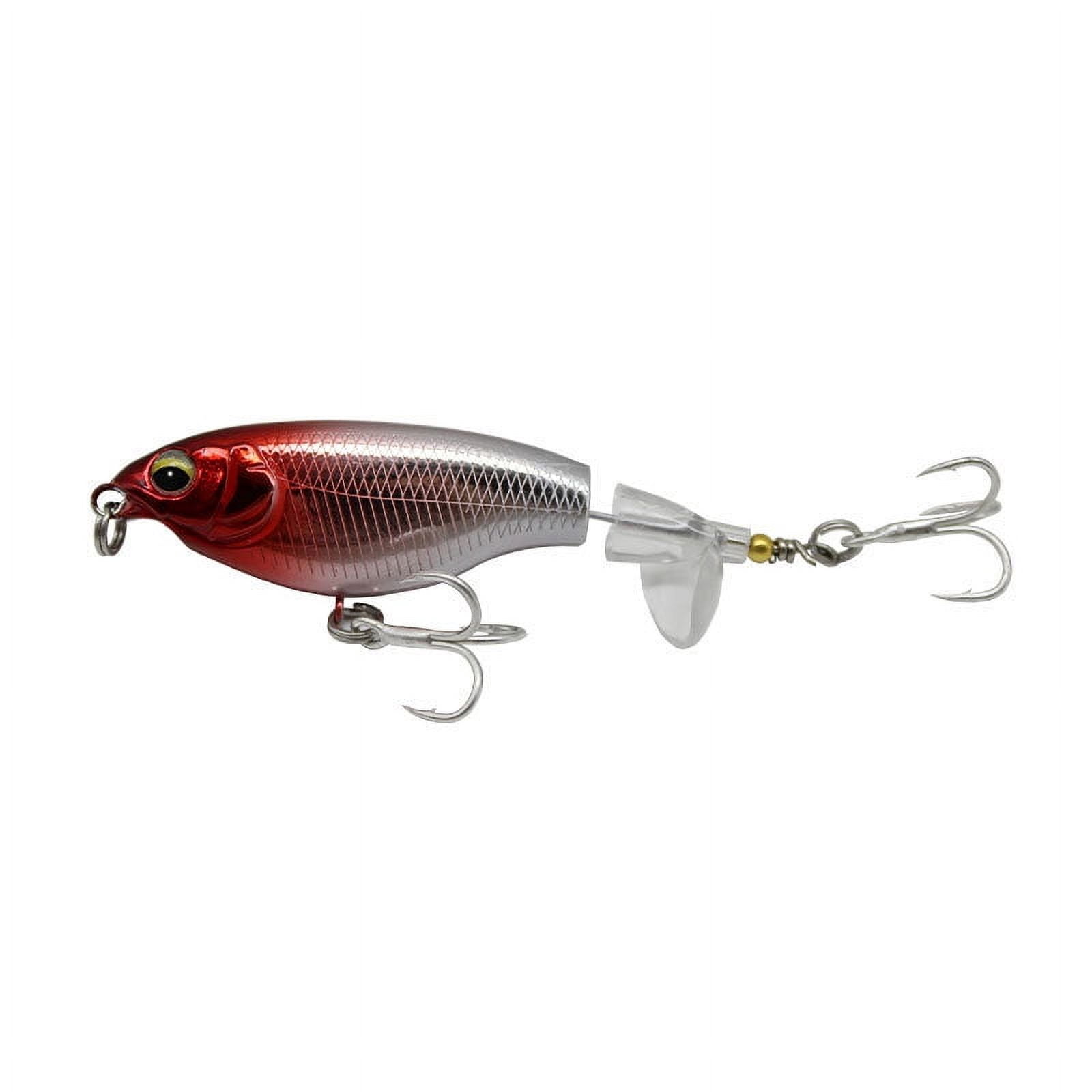 3PC Hard Floating Lure Rotating Tail Thruster Propeller Road Outdoor ...