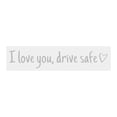 3PC I Love You Drive Safe Mirror Sticker,Cute Car Decal for Rearview ...