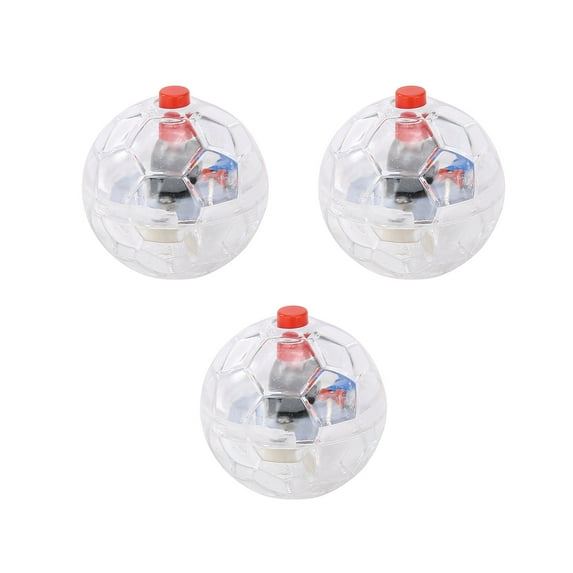 3PC LED Motion Activated Cat Ball Light-Up Pet Interactive Play Ball ...