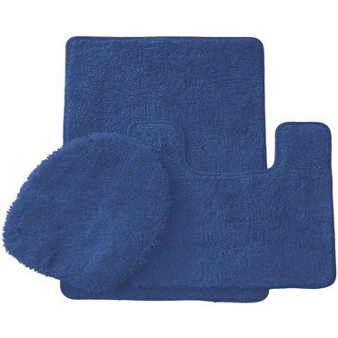 3PC ELITE BATHMAT SET DUSTY BLUE - Walmart.com