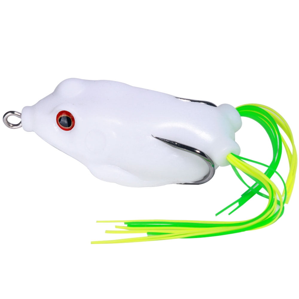 3PC Large Frog Lure Thunder Frog Soft Plastic Topwater Bait for Fishing ...