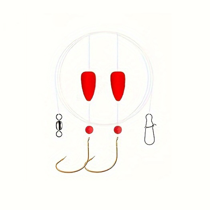 3PC Marker Buoys Sea Bullet-Shaped Float Fishing Hook Line Set Big ...