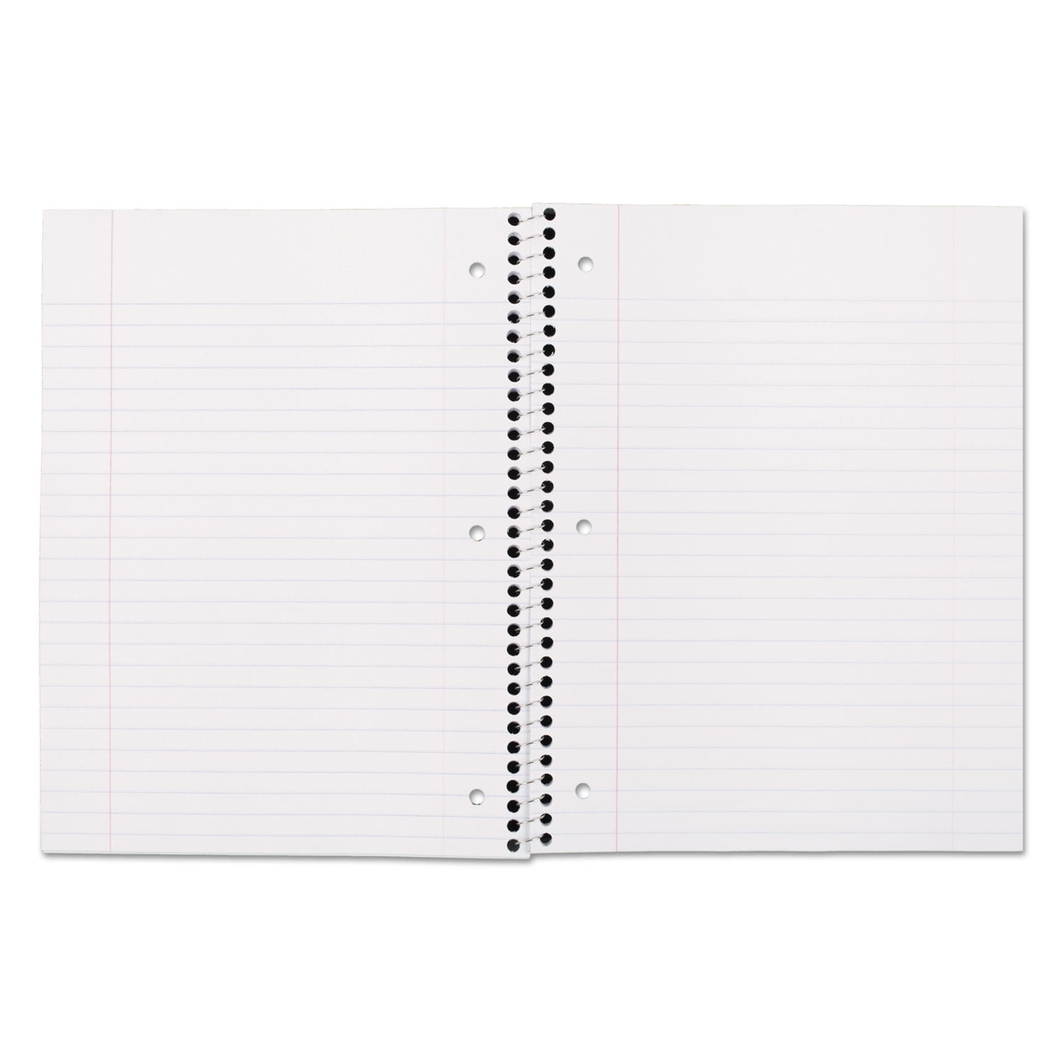 3PC Mead Spiral Notebook, 3-Hole Punched, 1-Subject, Wide/Legal Rule ...