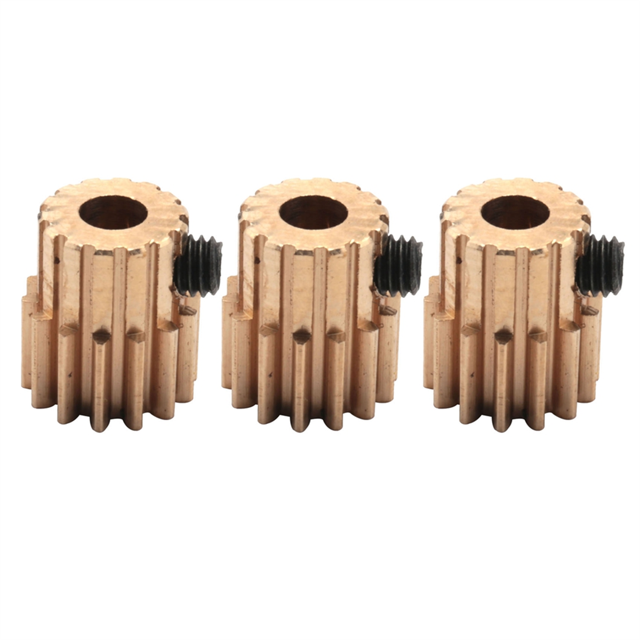 3PC Model Car 14T Motor Gear 0.5M Module R86044 Metal Pinion Gears for ...