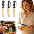 3PC Multi-Functional Peeler,3-in-1 Vegetable Peeler Set with Solid Wood ...