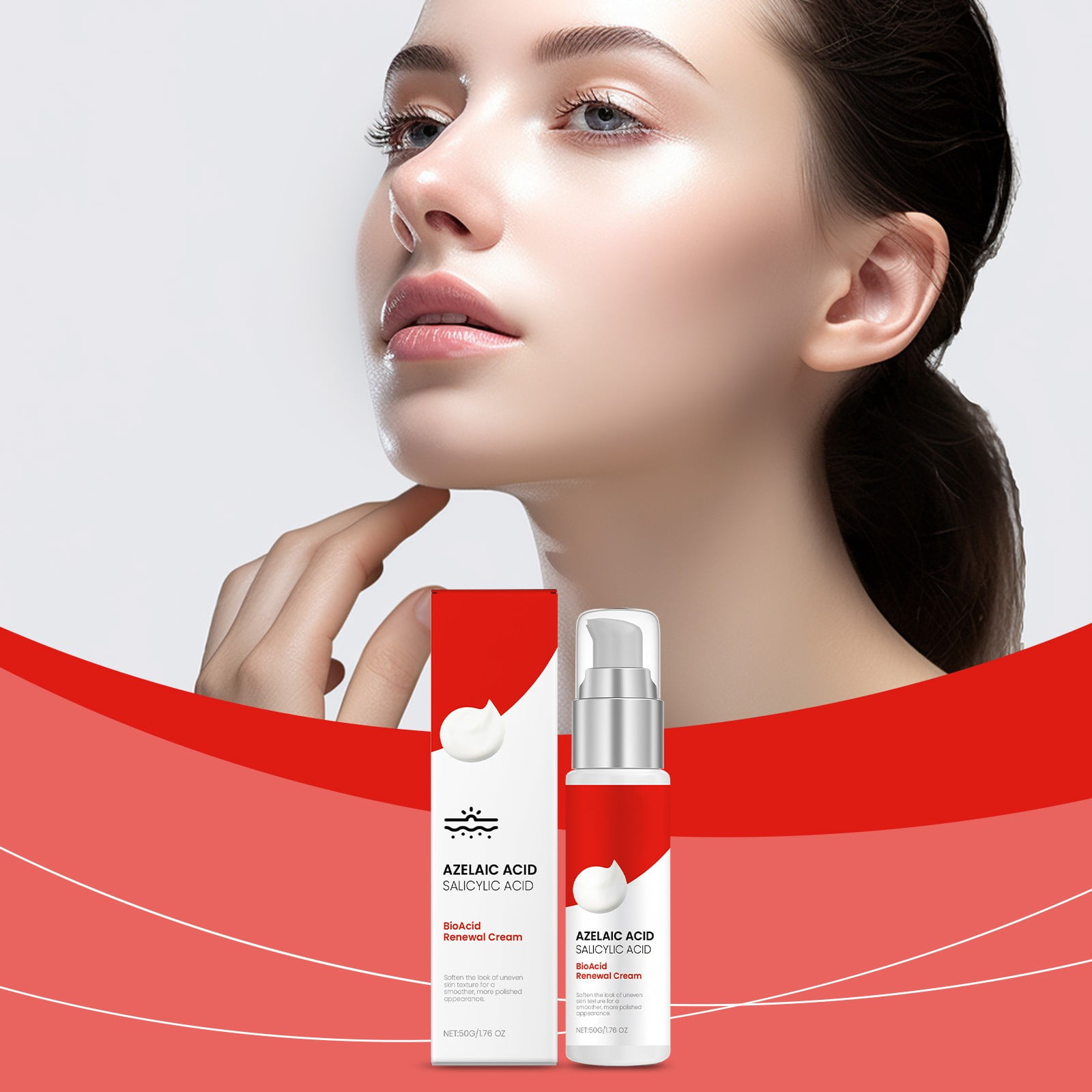 3PC Night Time Firming Moisturize Face Cream,Acne Cream Gently Cleanses ...