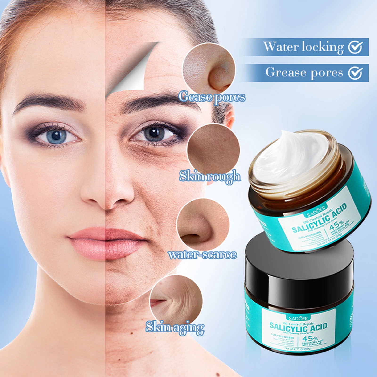 3PC Retinol Vitamin-E Firming Face Cream 2fl.oz, Mild Whitening ...