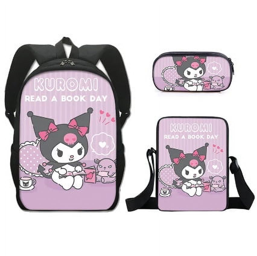 3PC-Set Sanrio Hello Kitty Kuromi Cute Primary and Middle School ...
