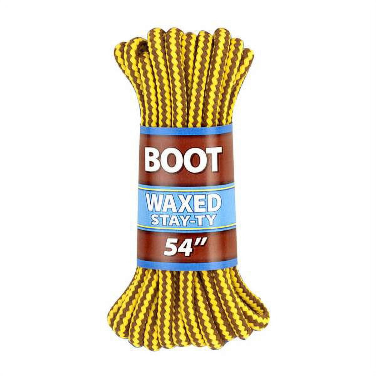 3PC Shoe Gear 54" Waxed Boot/Shoe Laces - Walmart.com