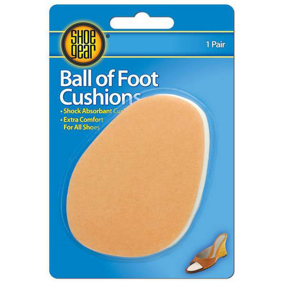 3PC Shoe Gear Shoe Ball of Foot Cushion - Walmart.com