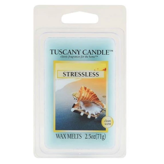 3PC Scented Tuscany Candle Stressless Wax Melts, Aqua - Walmart.com