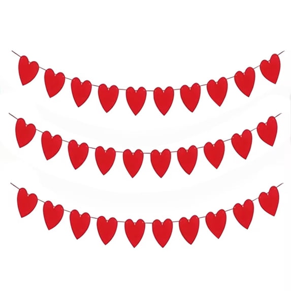 3PC Valentine's Day Banner -DIY Required - Valentines Decorations ...