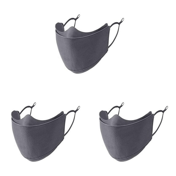 3PC Windproof Winter Face Mask, Reusable Half Face Cover for Outdoor ...