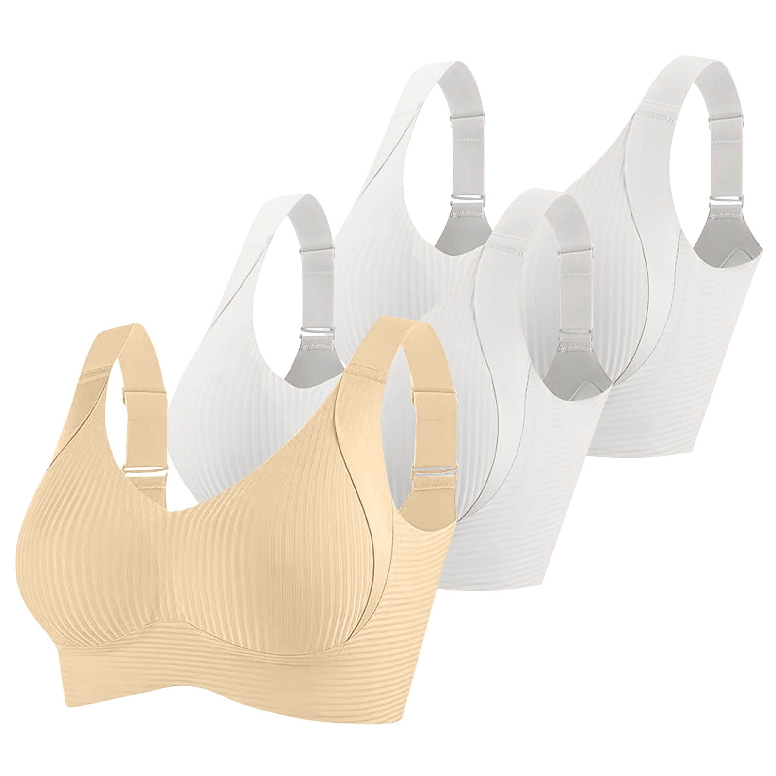 3PC Wireless Bras with Support and Lift , Women Fashion Sports Bra ...