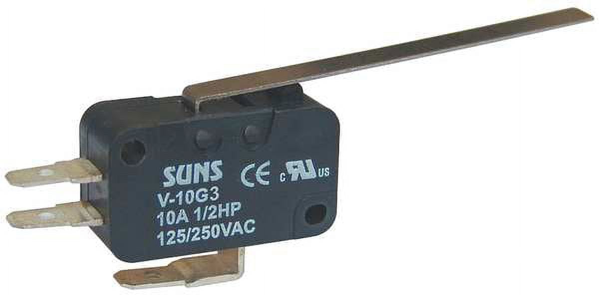 3PC ZoroSelect Miniature Snap Action Switch, Hinge, Lever, Long ...