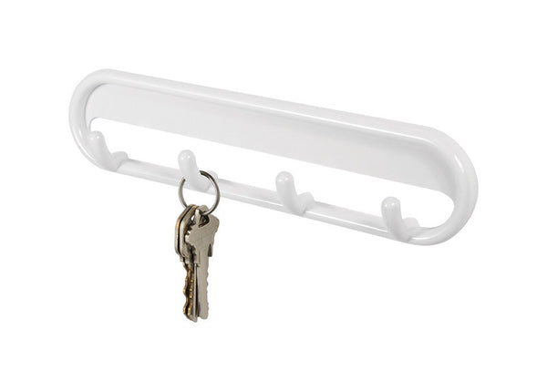 3PC iDesign White Plastic Rack - Walmart.com