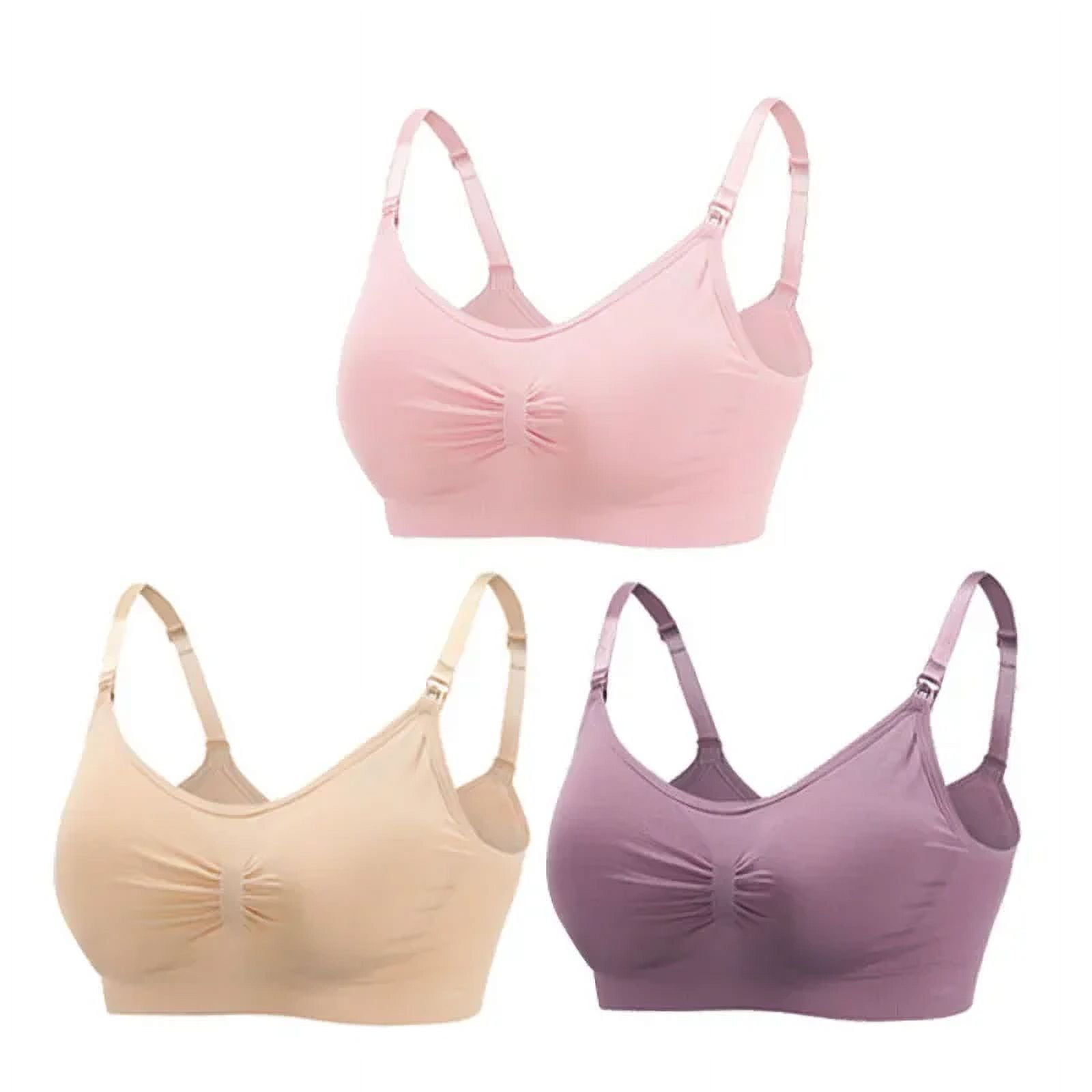 3PC/lot Maternity Nursing Bras Cotton Breastfeeding Pregnant Women ...
