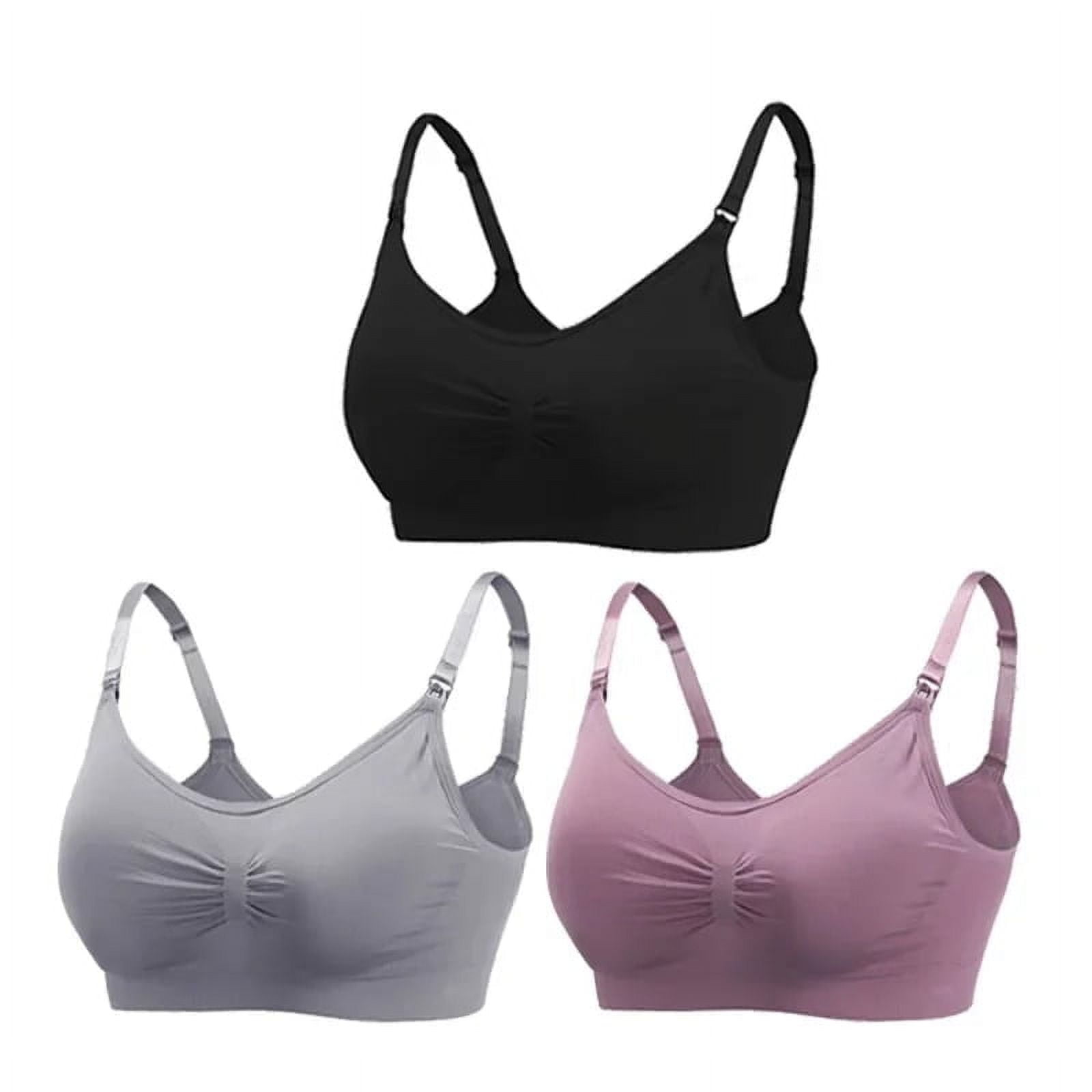 3PC/lot Maternity Nursing Bras Cotton Breastfeeding Pregnant Women ...