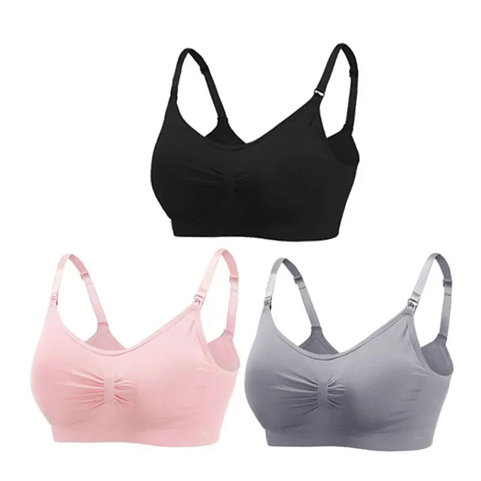3PC/lot Maternity Nursing Bras Cotton Breastfeeding Pregnant Women ...