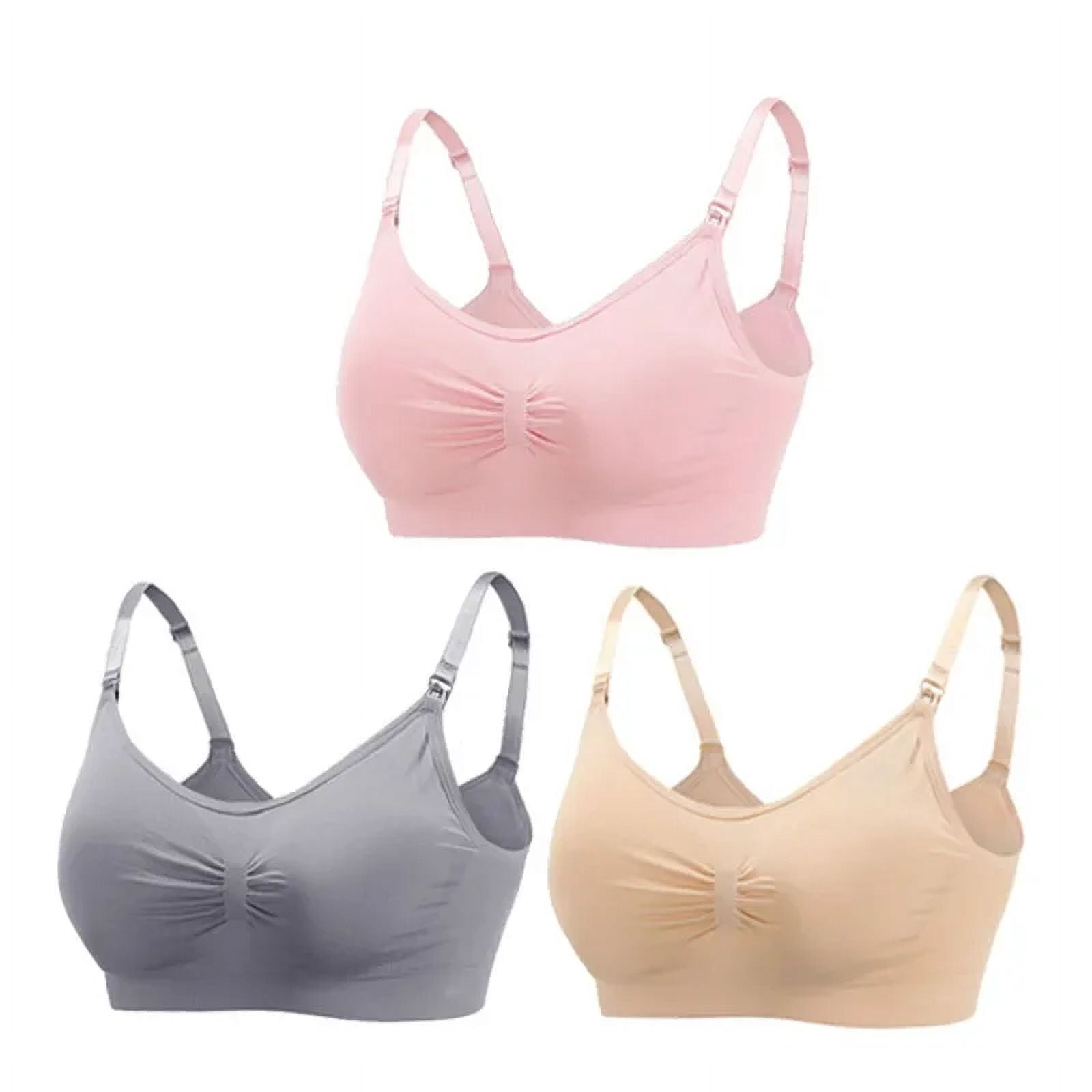 3PC/lot Maternity Nursing Bras Cotton Breastfeeding Pregnant Women ...