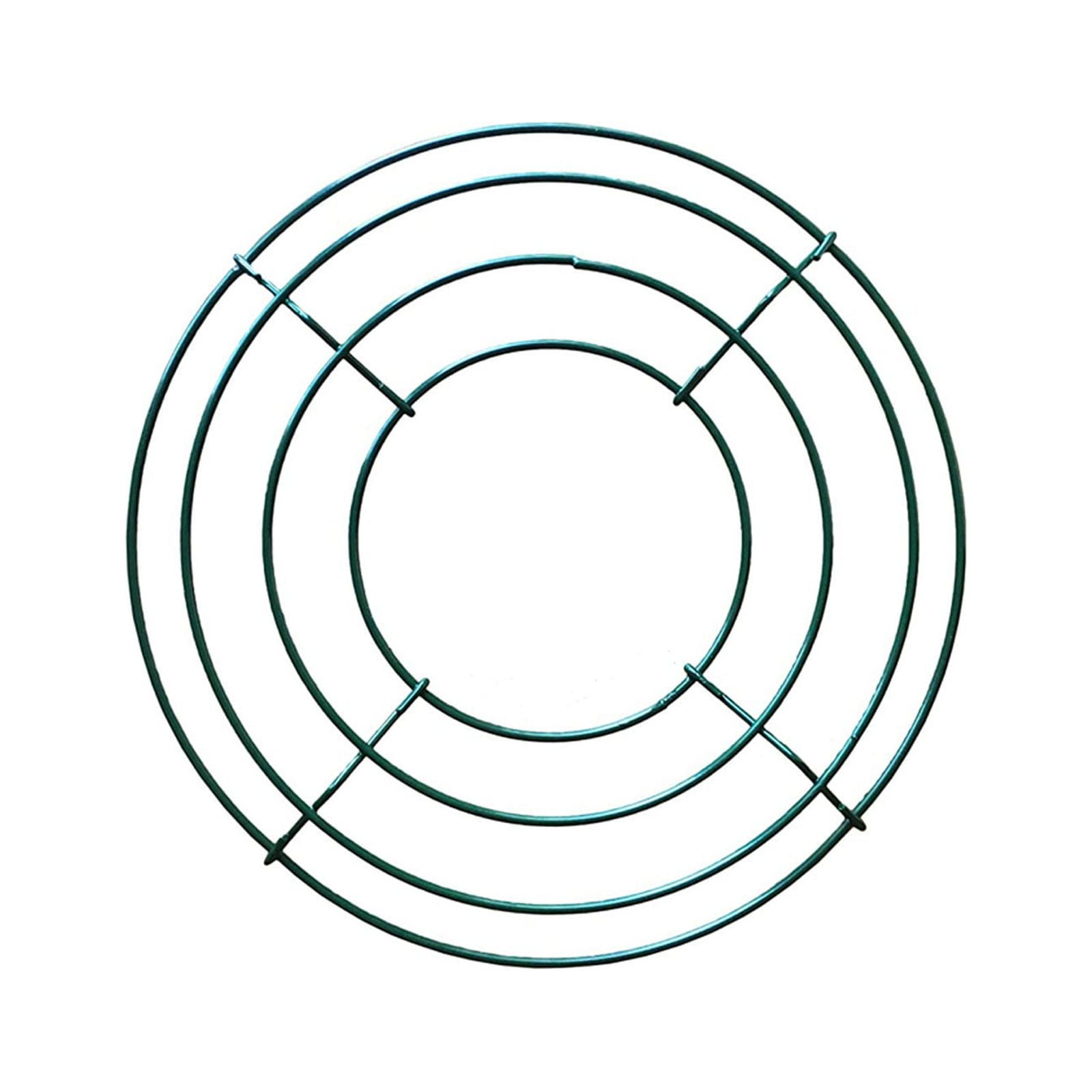 3PCS 10 - inch Round Metal Wreath Frames - Heart - shaped, for Wedding ...