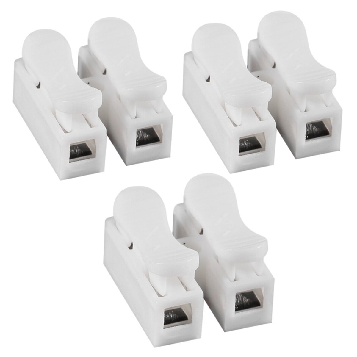 3PCS 100W 380V Wire Connector Quick Connect -2 Terminal Connector Row ...