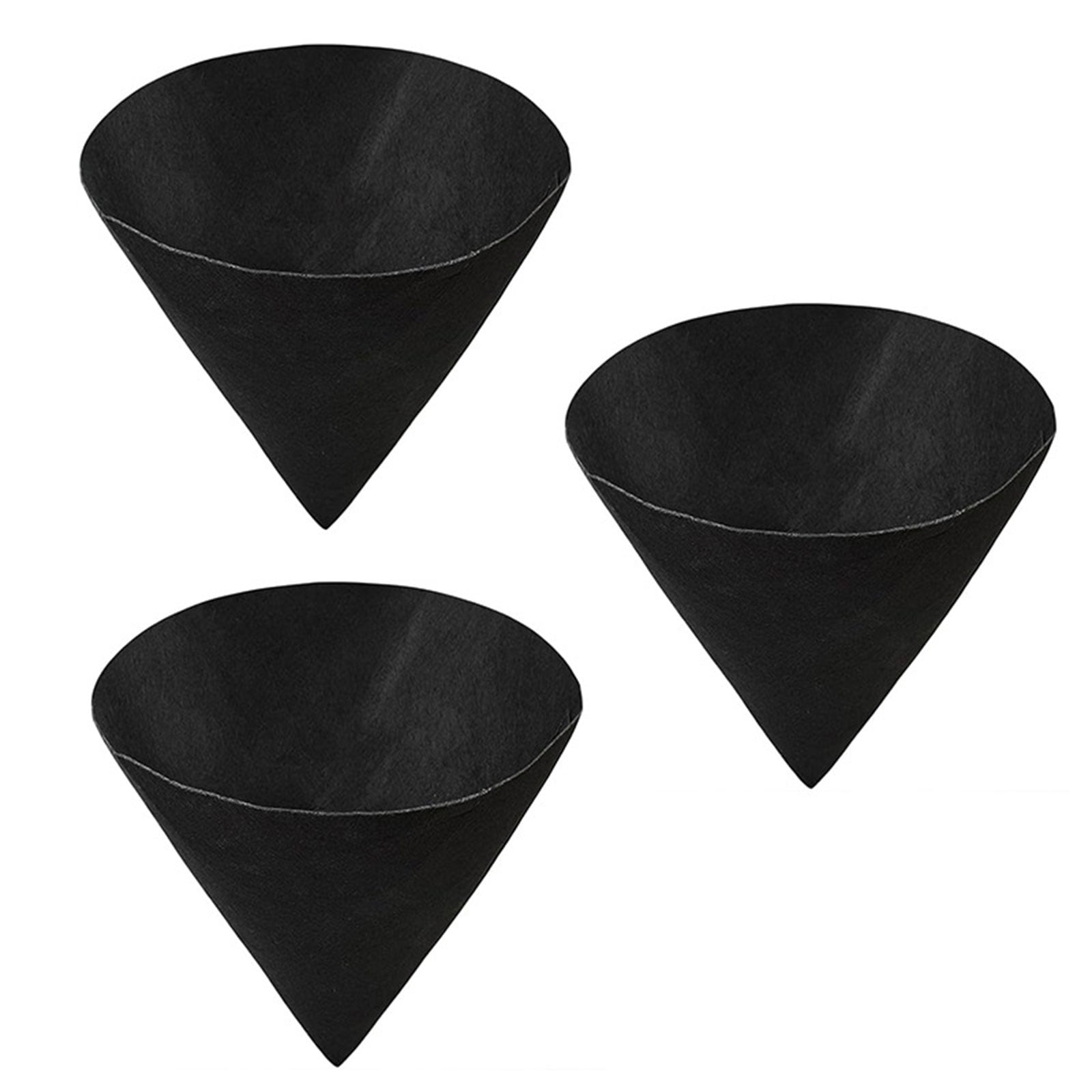 3PCS 12/14/16inch Cone Shaped Planter Basket Liners Fabric Plant Liners ...