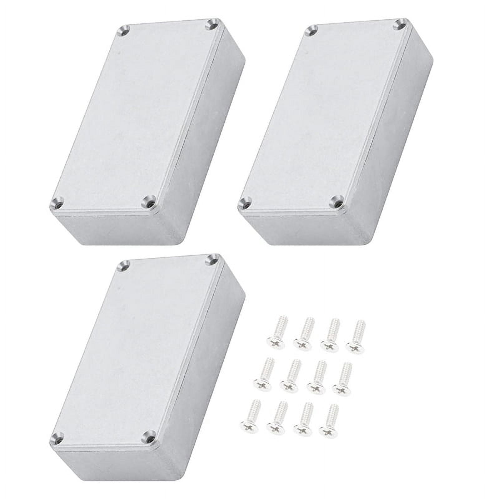 3PCS 125B/1590N1 Aluminum Guitar Effect Pedal Enclosure Metal Stomp Box ...