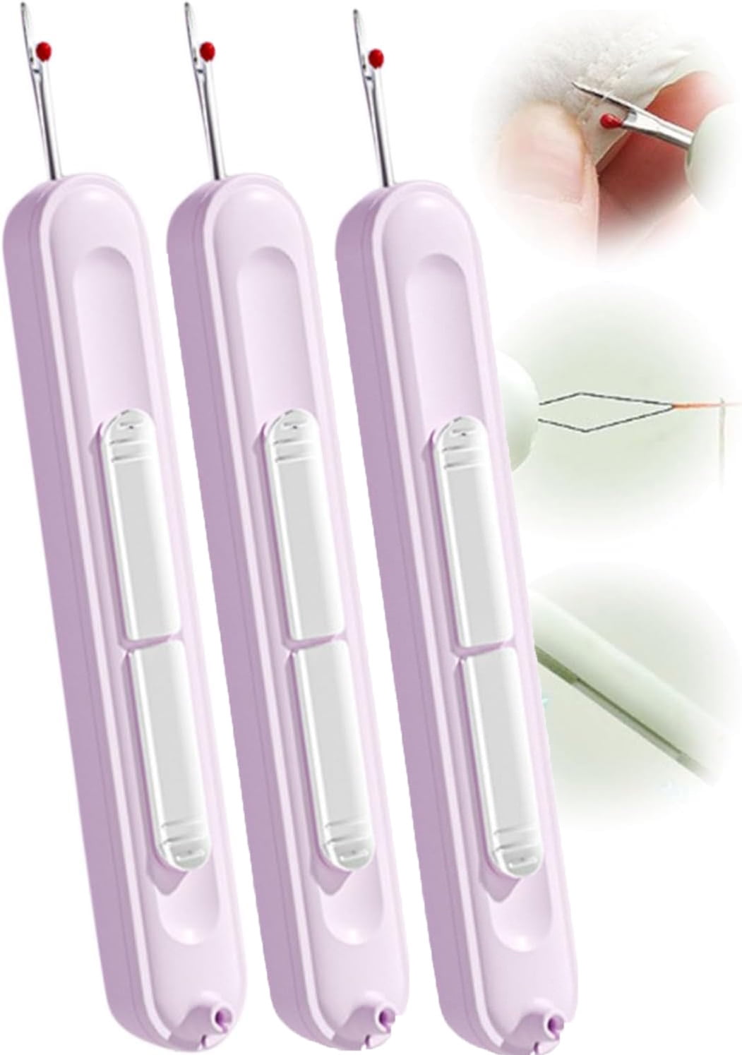 3PCS 2-In-1 Needle Threader And Seam Ripper, Needle Threaders For Hand ...